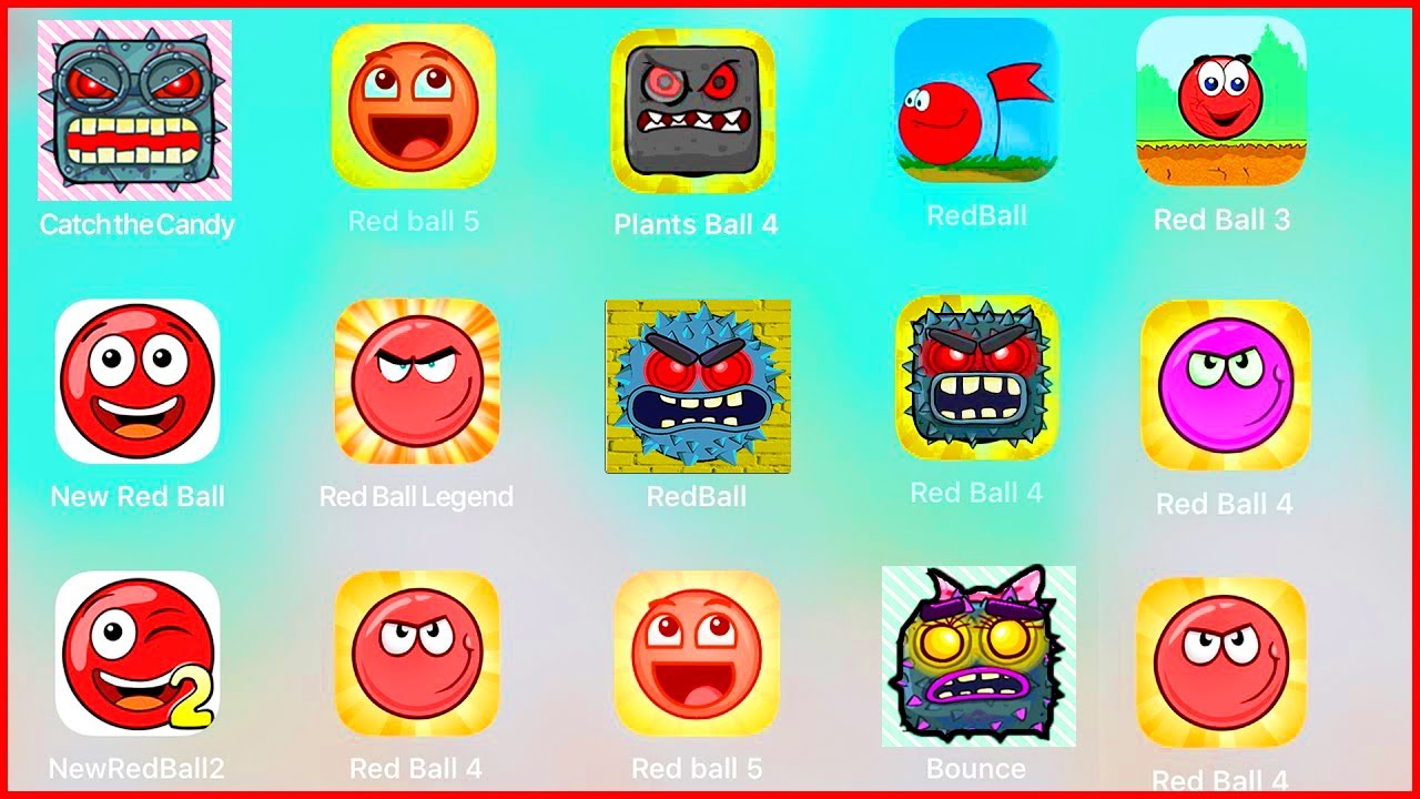 Red ball 4,cover orange,Red ball 5 new,Blue Ball 10,red ball evolved от ...