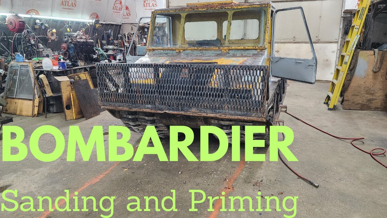 START THE MAKEOVER FOR CUSTOMER'S MUSKEG TRACTOR | BOMBARDIER - YouTube