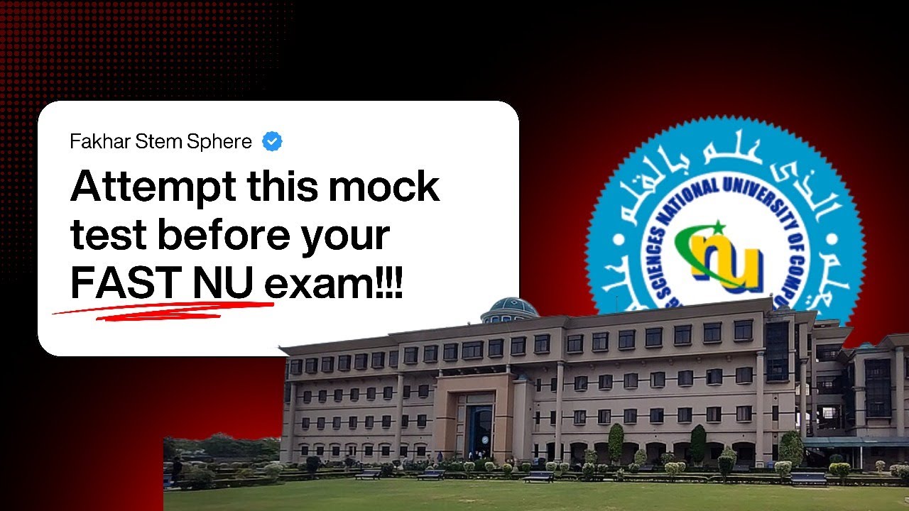 FAST University 2025 Mock Test + Aggregate Calculator | Must Watch ...