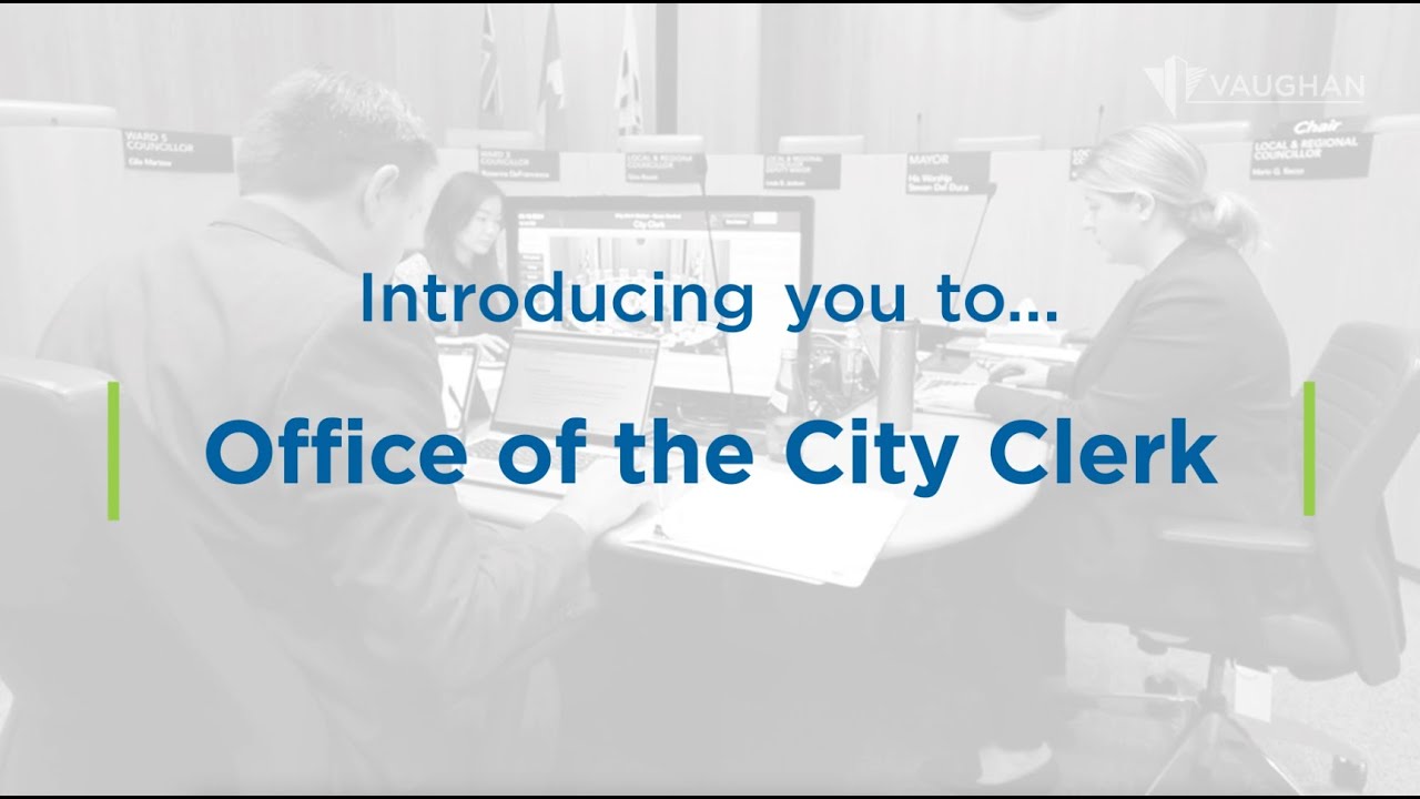 Introducing You To...Office of the City Clerk - YouTube