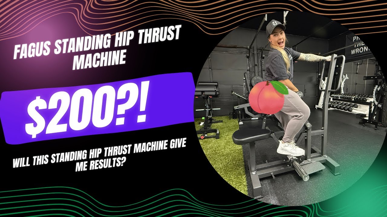 Fagus Standing Hip Thrust Review..Giving Gronk Fitness a run for their ...