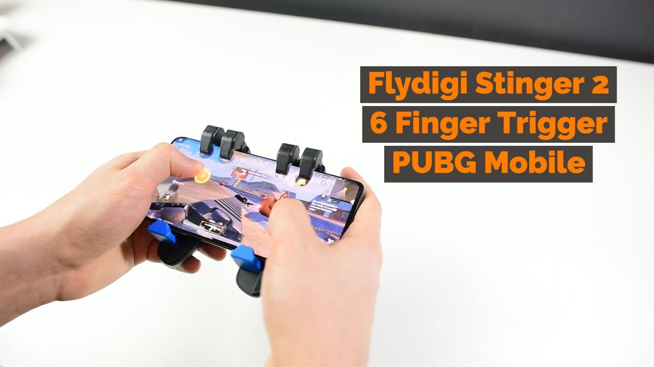 Flydigi Stinger 2 PUBG Mobile triggers Convert Mini M16 to M4 & AKM - YouTube