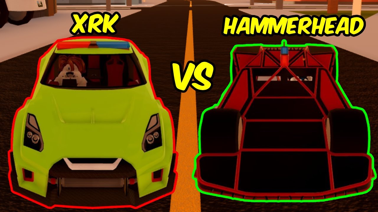 Is Hammerhead FASTER than XRK??? | Roblox Jailbreak Vehicle Speed Test ...