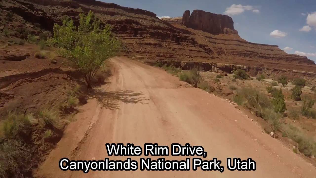 Biking White Rim Drive and up Shafer Trail, Utah - YouTube