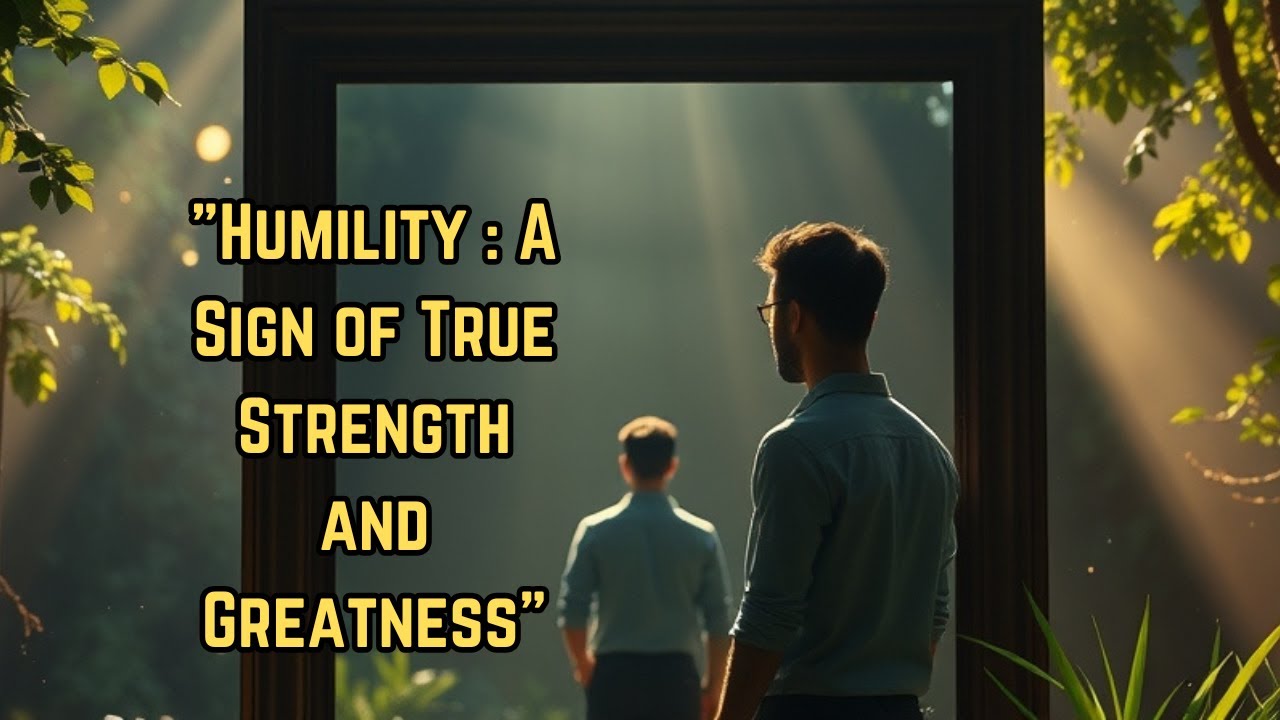 "Humility: A Sign of True Strength and Greatness" | Words of Light ...