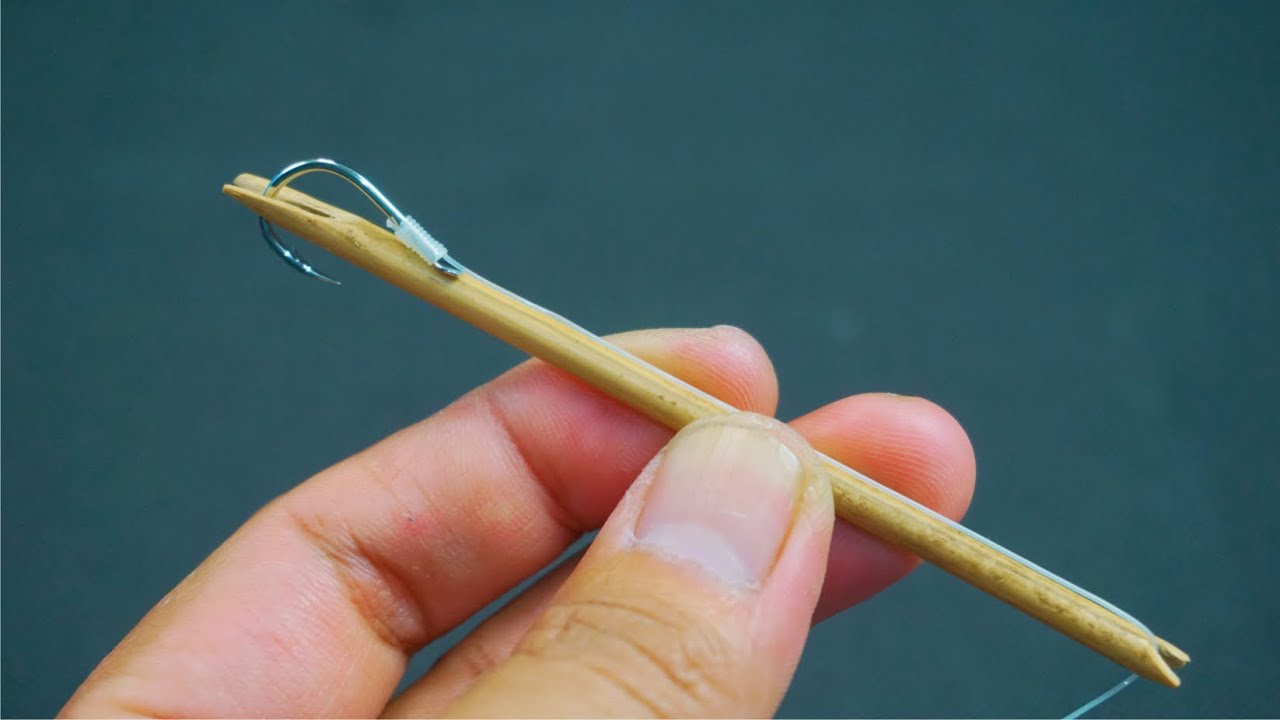 Make It Yourself ! Making fishing tackle 100% using Bamboo | DIY Tools ...