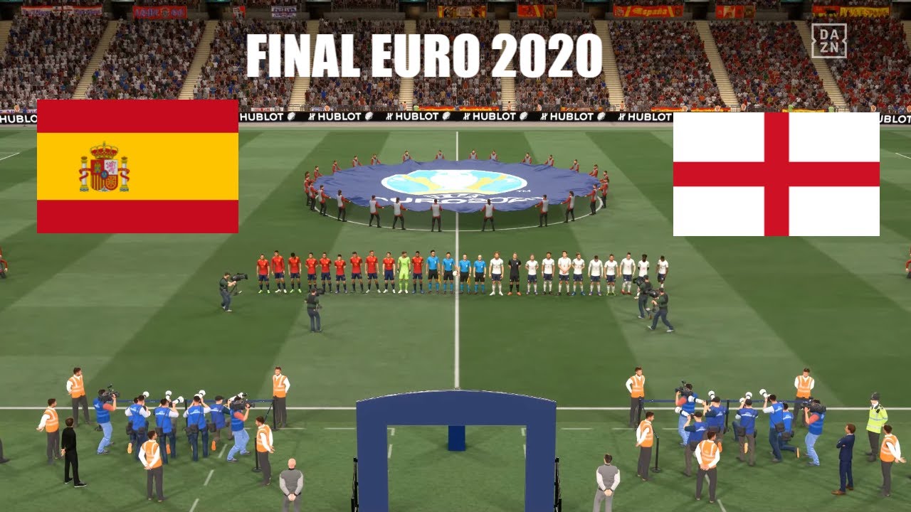 England vs Spain | Final UEFA EURO 2020 | FIFA 21 - YouTube