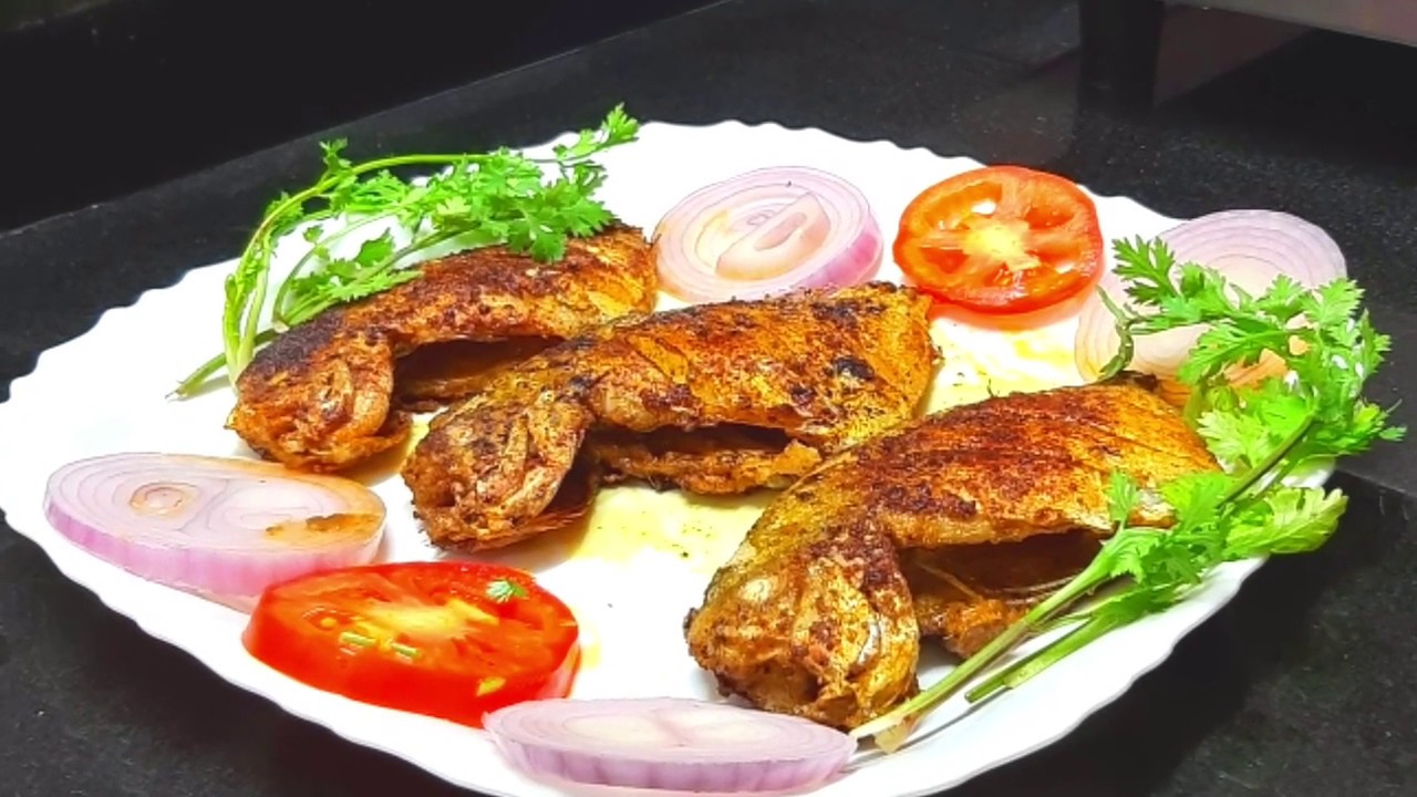 #Fish fry/#fish recipes# Delicious fishfry#meen varuval in tamil#kaaral ...