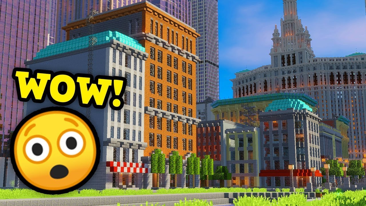 TAK EPICKIEGO MIASTA JESZCZE NIE WIDZIAŁEM! :o - Minecraft - YouTube