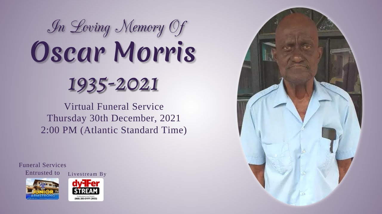 Oscar Morris Funeral Service - YouTube