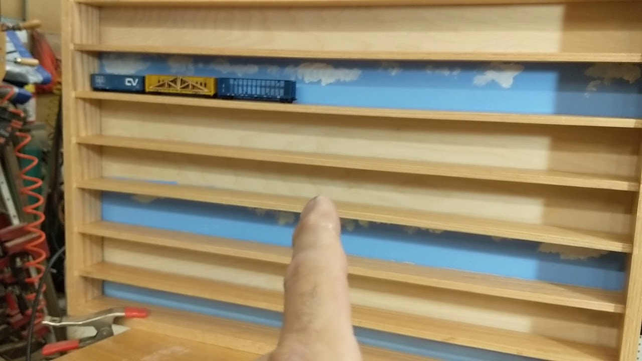 N scale display case - YouTube