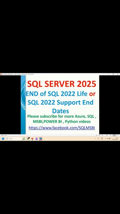 SQL 2022 End of life | SQL Server support end dates | SQL 2022 security ...