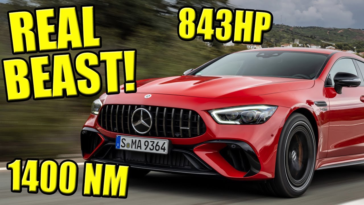 Mercedes AMG GT 63 S E performance IS REAL BEAST! 0-100 WOW - YouTube
