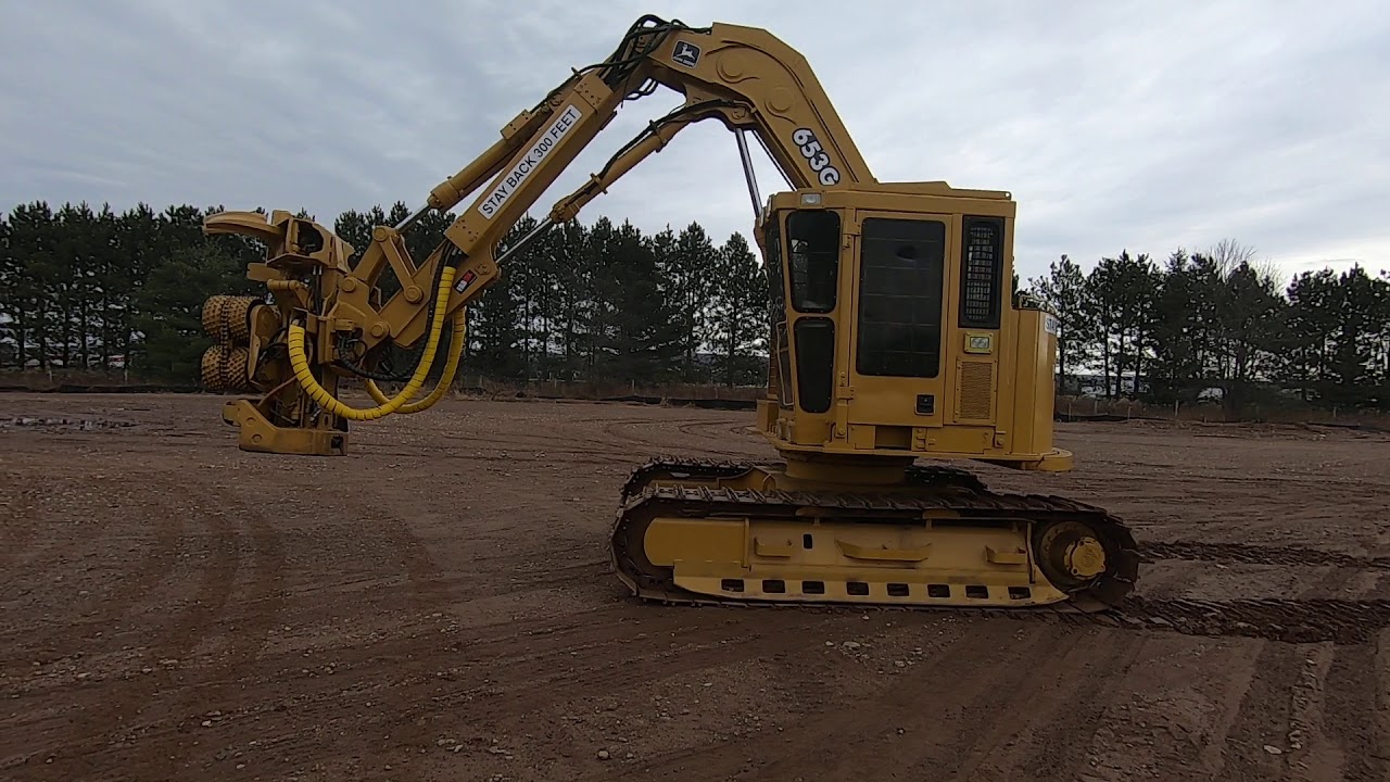 Deere 653G Processor With Fabtek 4-Roller Head Will Be Sold At Auction ...