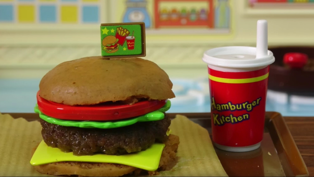 Juicy hamburger making(Cooking toy) Konapun - YouTube