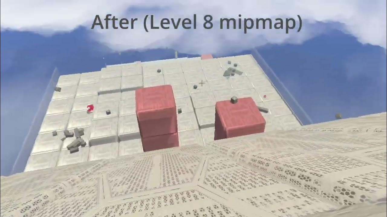 Mipmaps do make difference! Before and After - YouTube