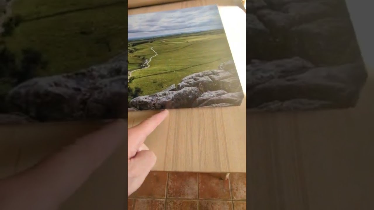 Google photos Canvas Print Unboxing, - YouTube