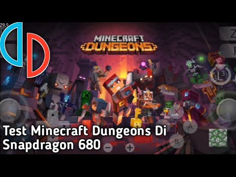 Test Minecraft Dungeons Di Chipset Snapdragon 680 | Yuzu NCE 175 - YouTube