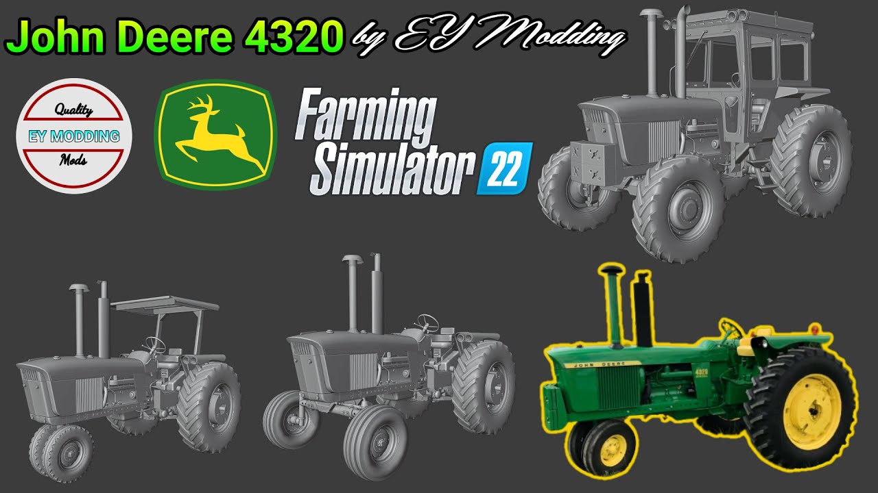 John Deere 4320 Project by EY Modding #3|𝗙𝗦𝟮𝟮| - YouTube