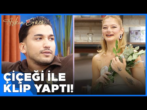 Büşra, Fatih'in Çiçeğine Sarılarak Klip Çekti, Ortalık Karıştı | Aşkın Gücü 47. Bölüm