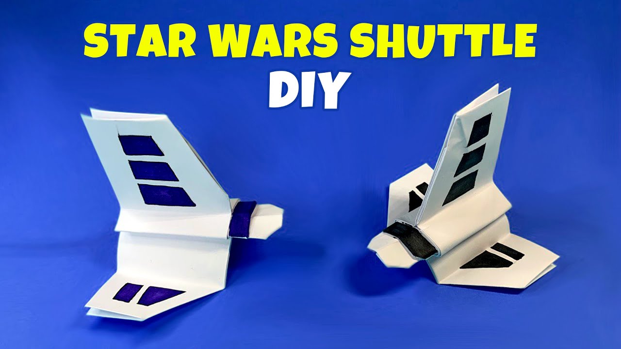 🚀 Creating Legendary STAR WARS Space Shuttle TYDIRIUM | Origami DIY ...