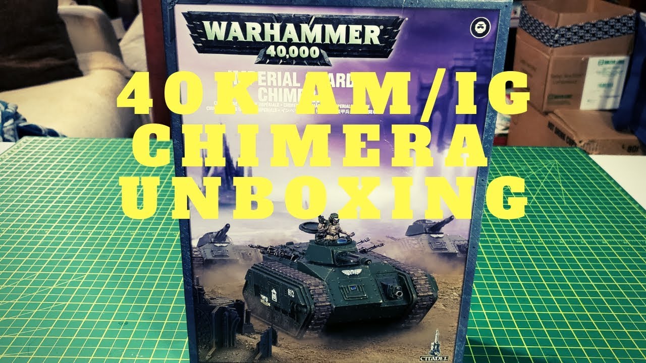 Warhammer 40k AM/IG Chimera unboxing - YouTube
