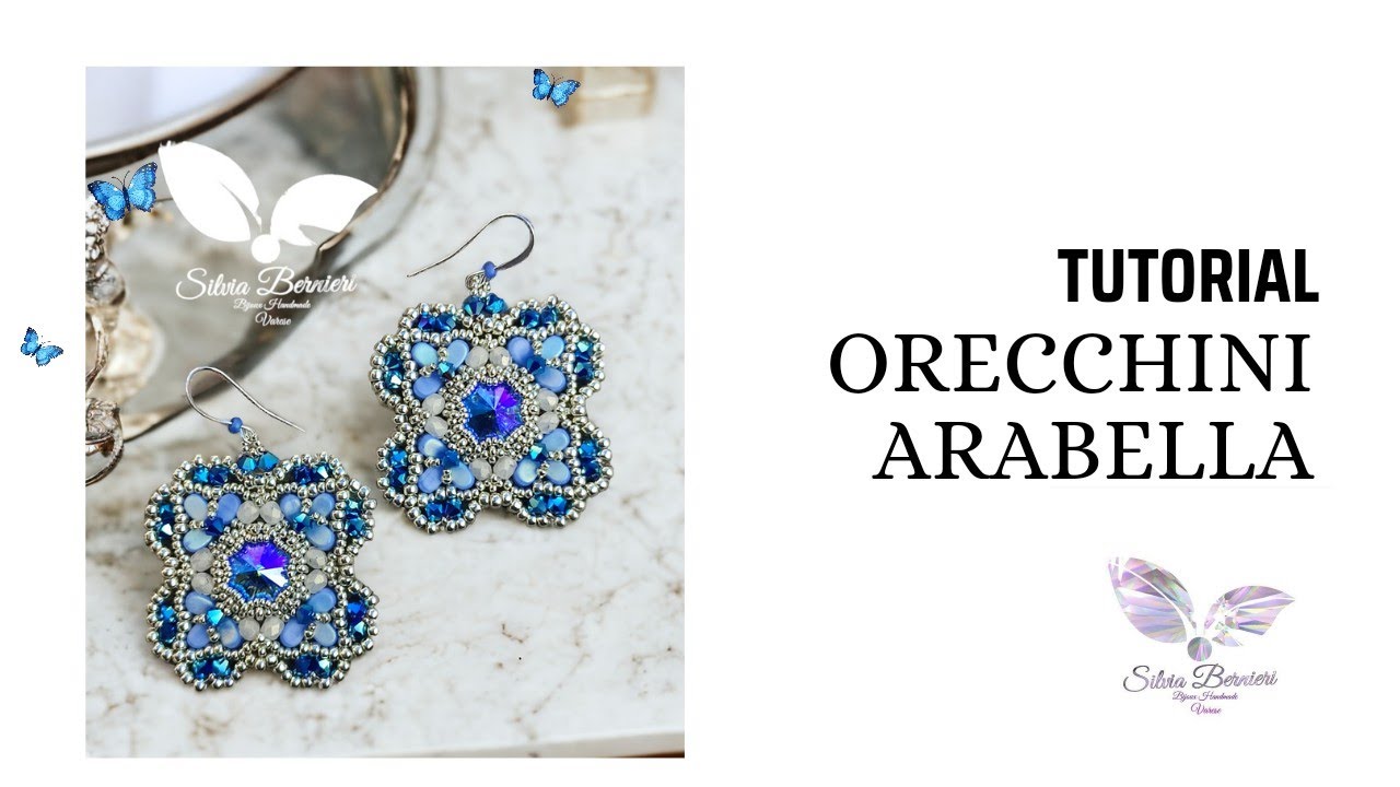 Tutorial Orecchini Arabella - YouTube