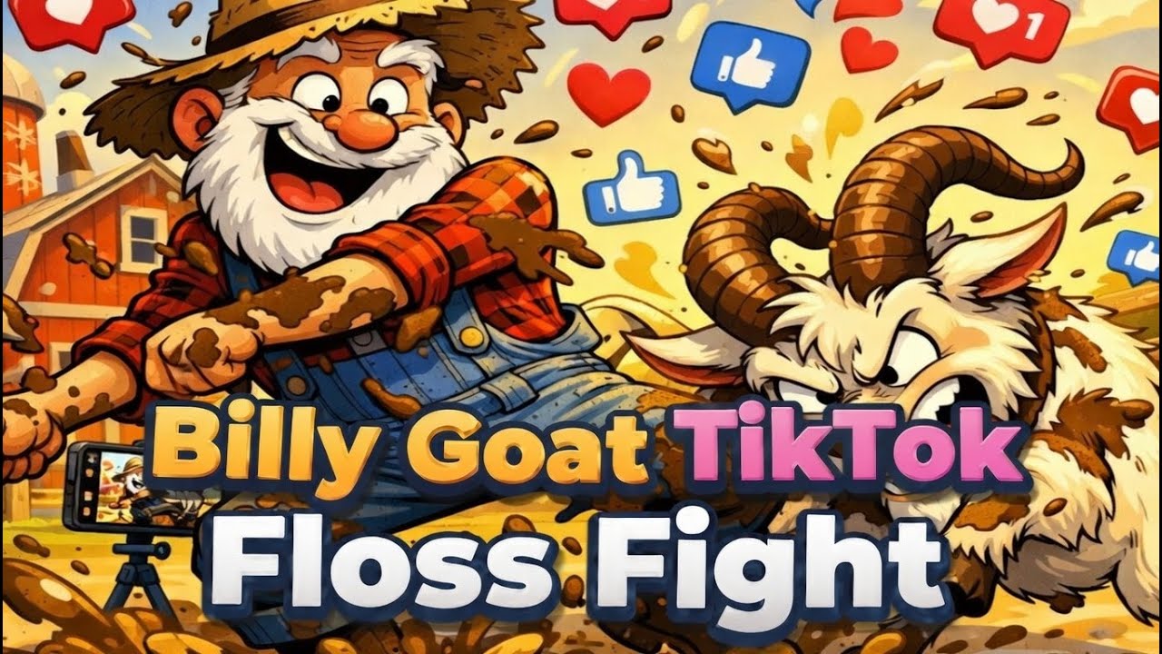 😂🎶 Grandpa Joe & Billy the Goat Go Viral: The Ultimate TikTok Floss ...