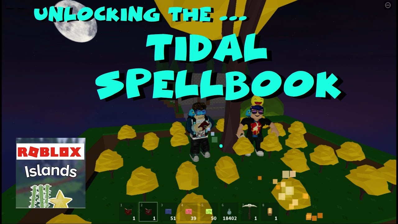 Roblox Islands - Checking out the Tidal Spellbook and Jukebox - Testing ...