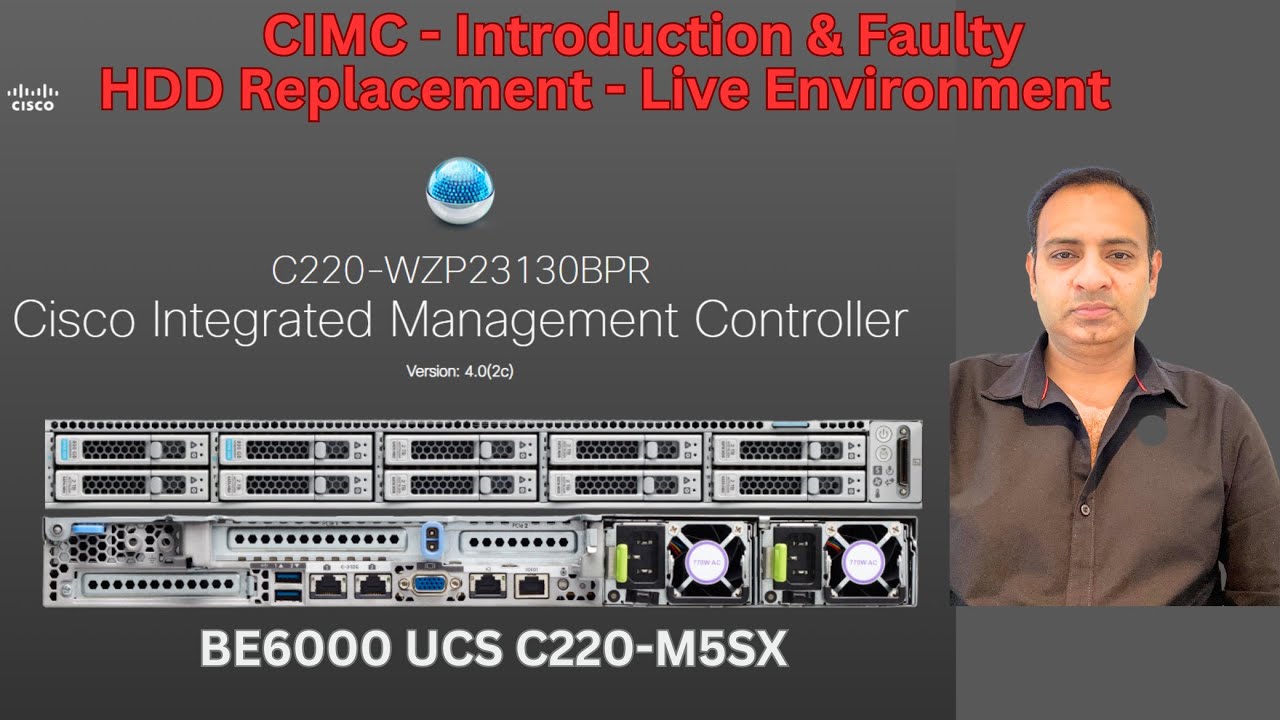 Cisco IMC Introduction and Replacement of Fault HDD in Live Environment ...