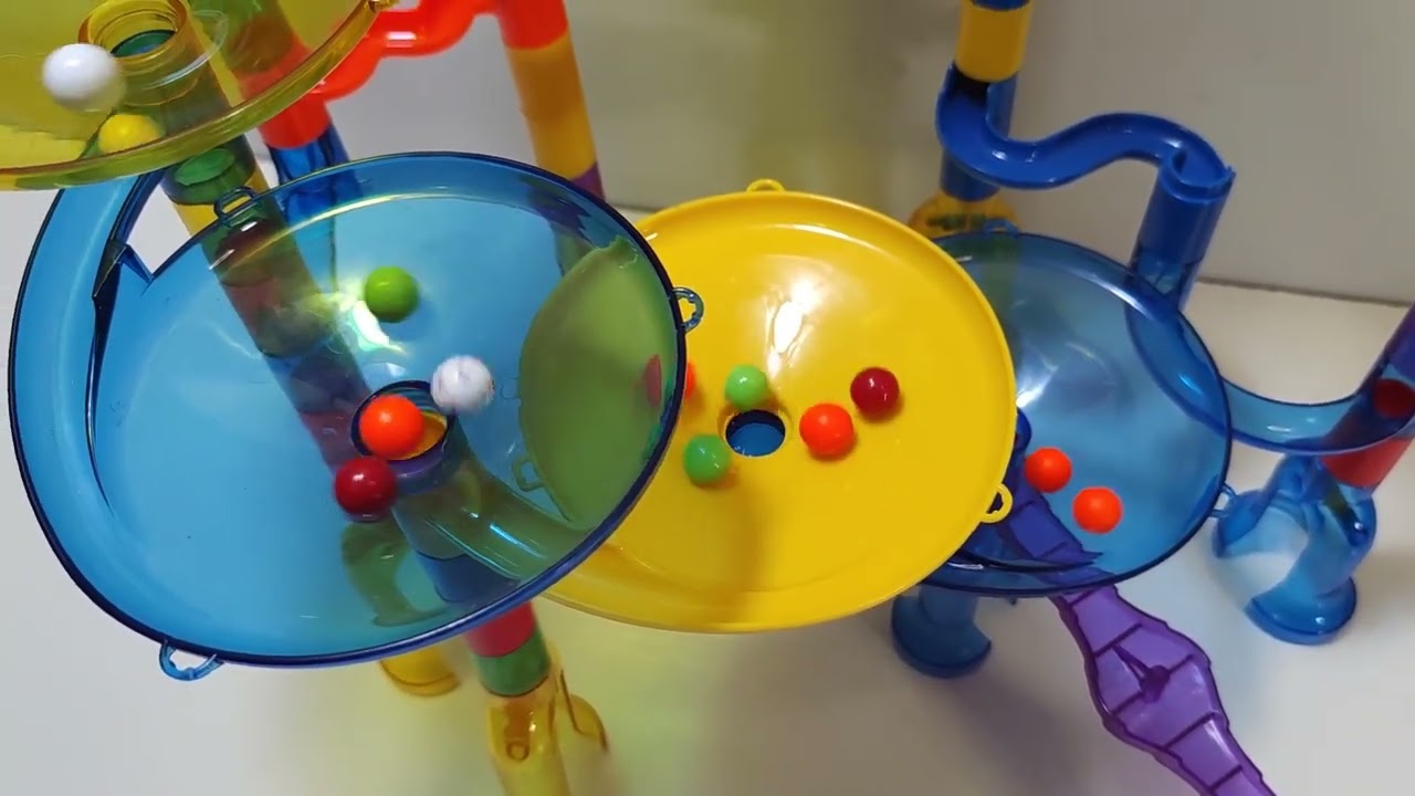 Marble run race Spiral Funnel Marble Contest - YouTube