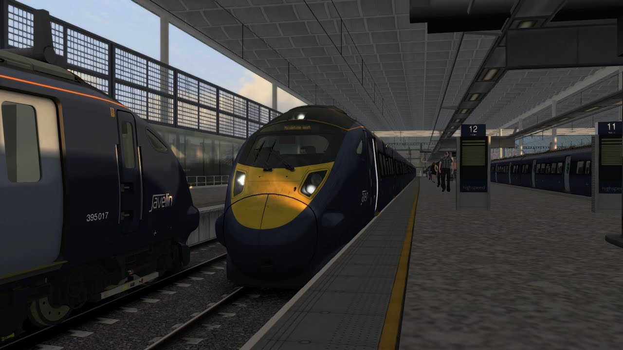 TS2016 - Southeastern 395 - St Pancras to Strood - YouTube