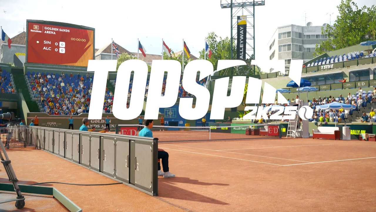 Top Spin 2K25 - Carlos Alcaraz Vs Jannik Sinner I 3 SET MATCH!! - YouTube