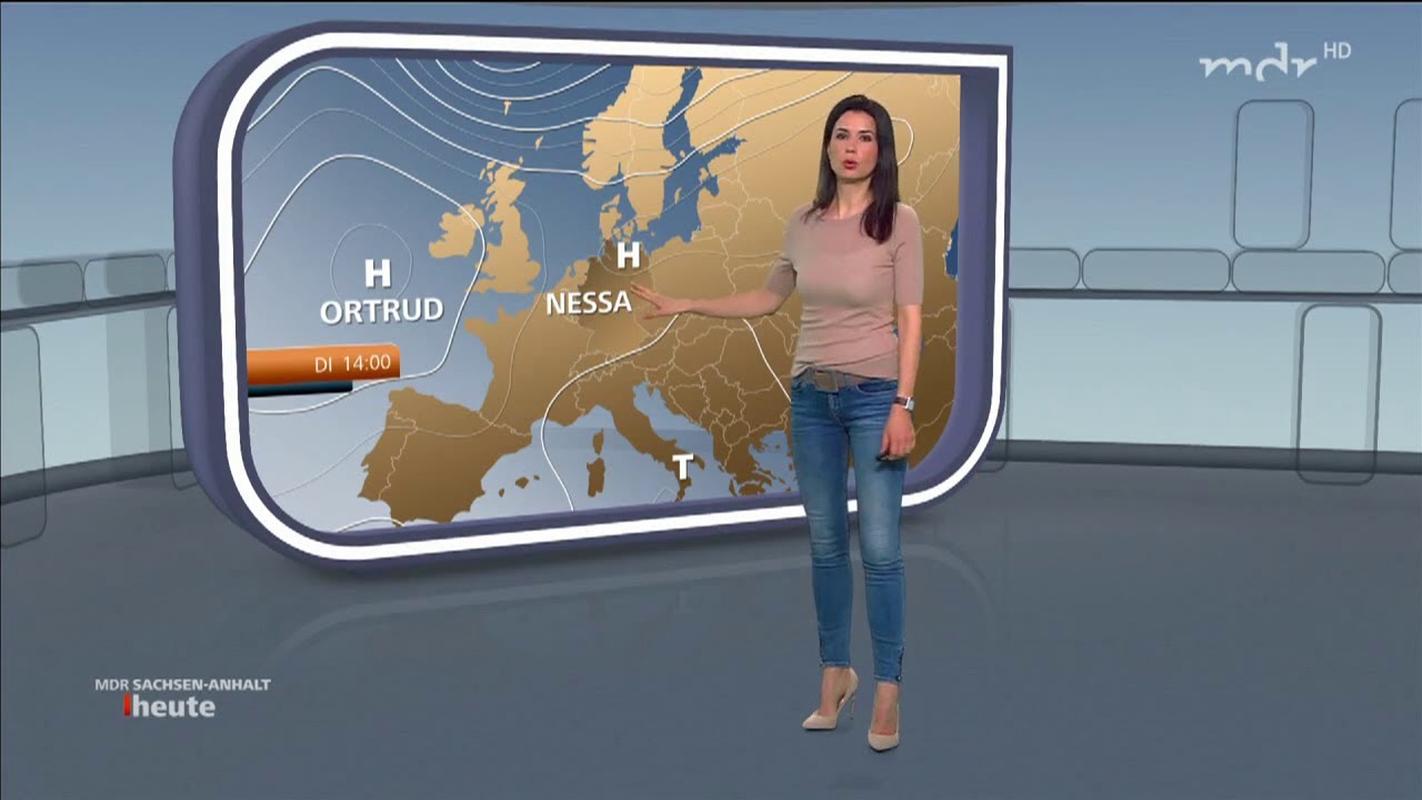 Stephanie Meißner - MDR Wetter - 04. April 2017 - YouTube