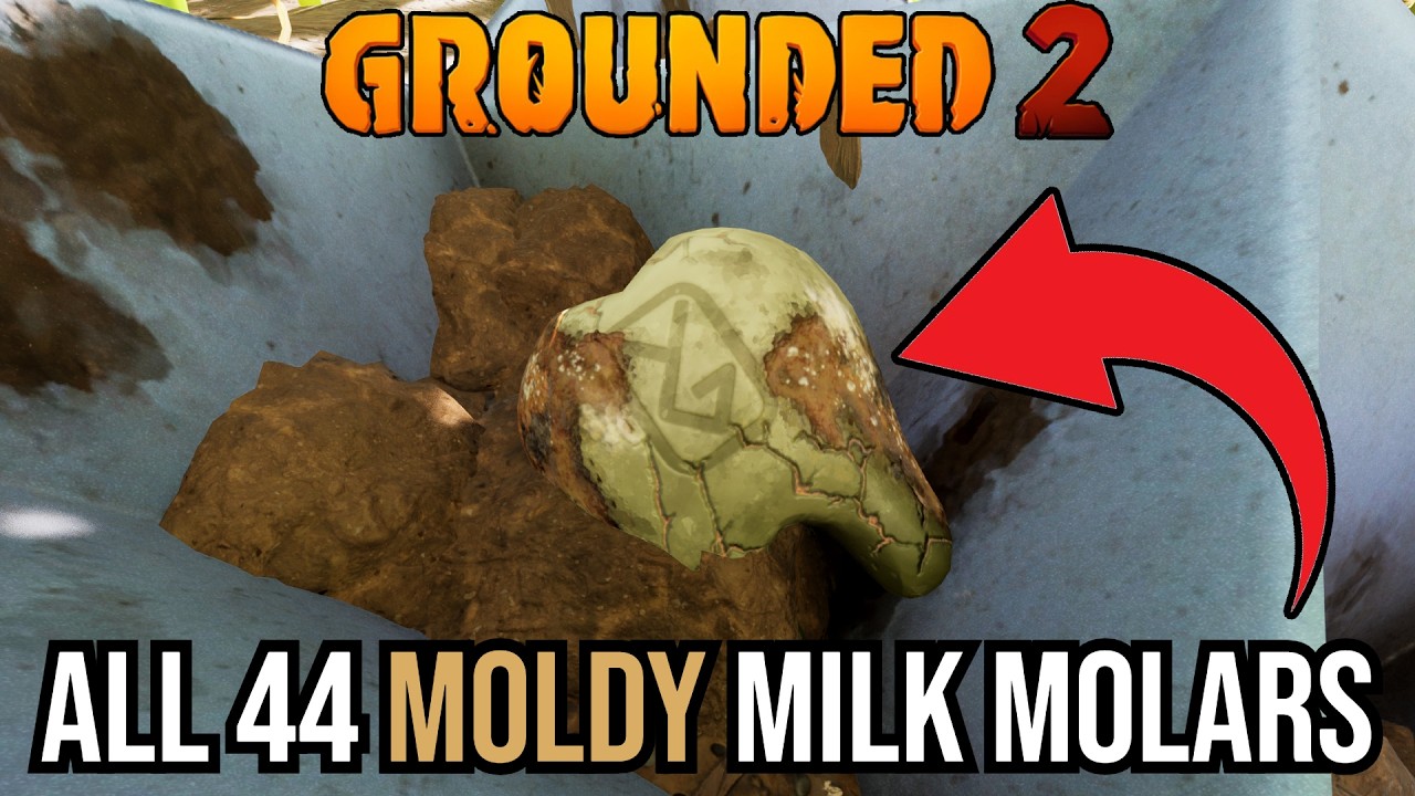 All 44 Moldy Milk Molars in Grounded 2 Beat the Heat Update - YouTube
