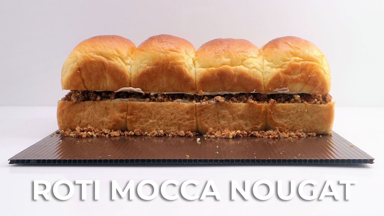 ROTI SOBEK MOCHA NOUGAT // MOCCA NOUGAT DINNER ROLLS - YouTube