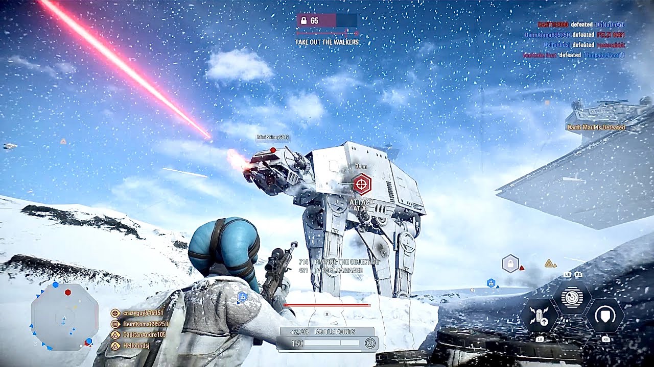 Star Wars Battlefront 2: Galactic Assault Gameplay (No Commentary ...