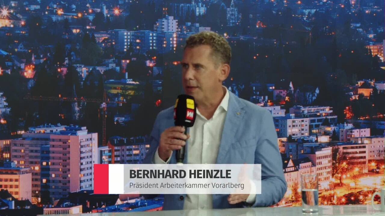 Bernhard Heinzle wird neuer Vorarlberger AK-Präsident - YouTube