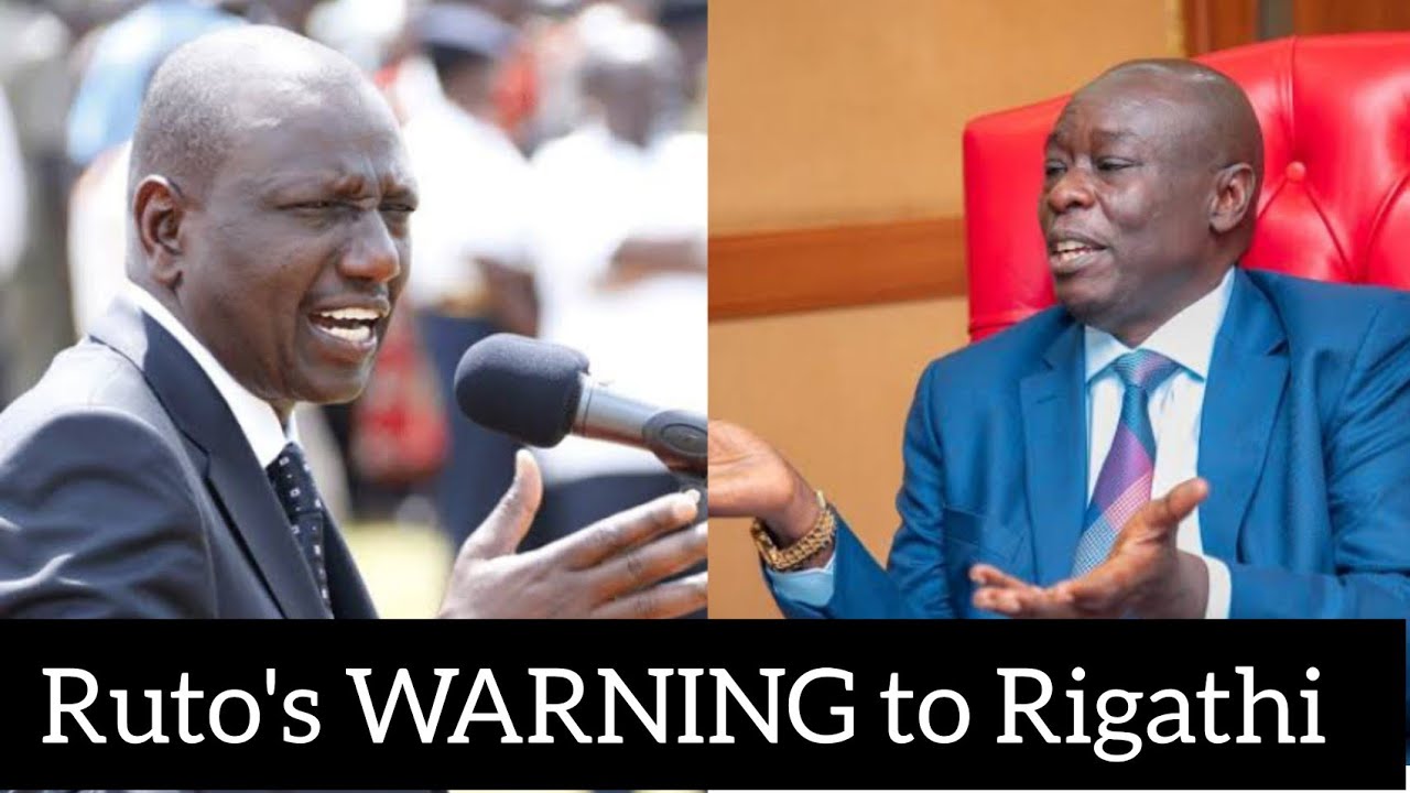 Drama in Government as Ruto sends another warning to Rigathi Gachagua ...