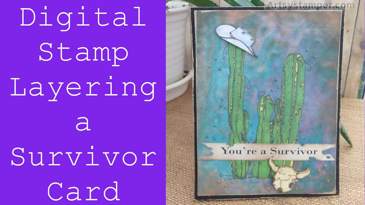 Survivor Card - Layering Images - YouTube