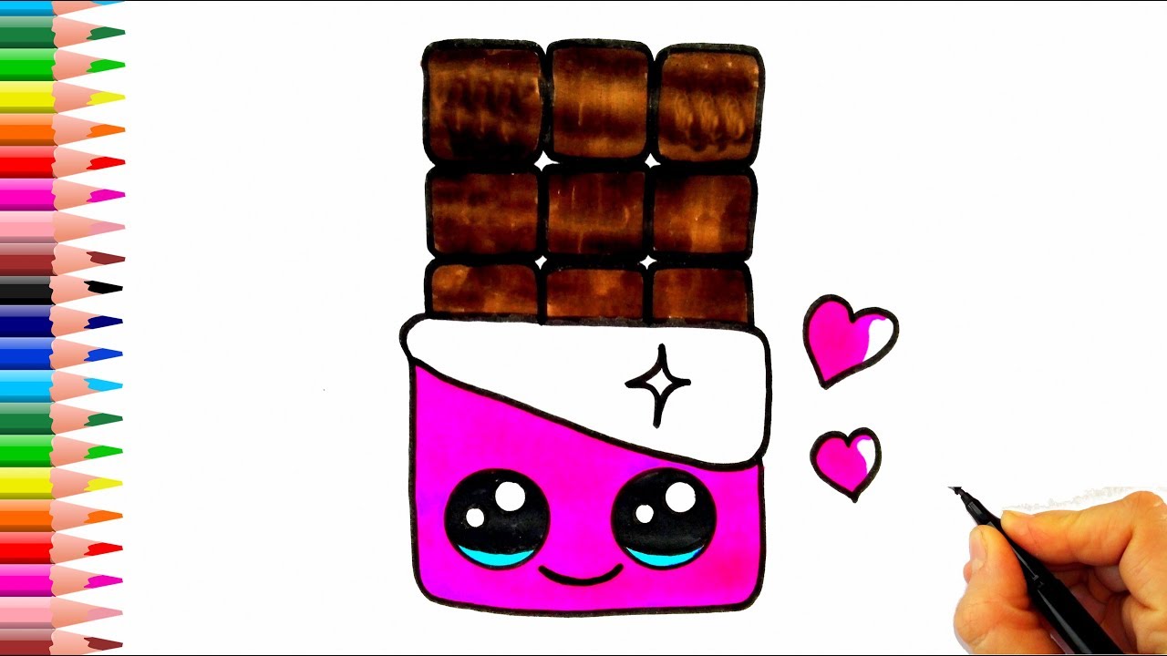 Çikolata Nasıl Çizilir? - How To Draw a Chocolate - YouTube