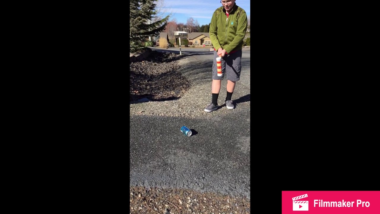 Exploding soda cans - YouTube