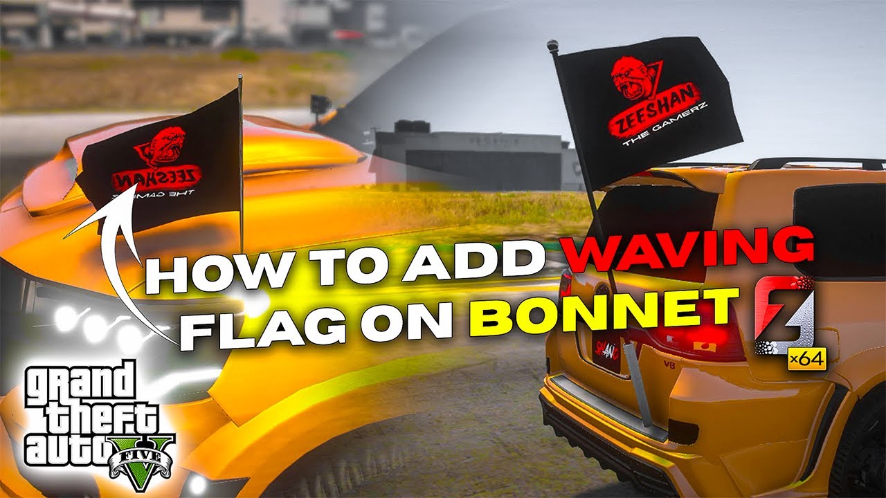 HOW TO ADD MOVING FLAGS ON BONNET OR BOOT ON GTA 5 CAR WITH ZMODELER3 ...