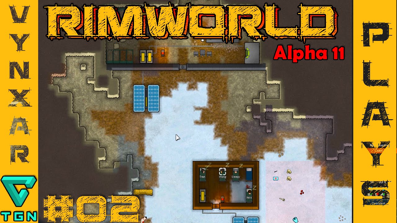 Let's play Rimworld - Alpha 11 - Starving to death in the new ice biome ...
