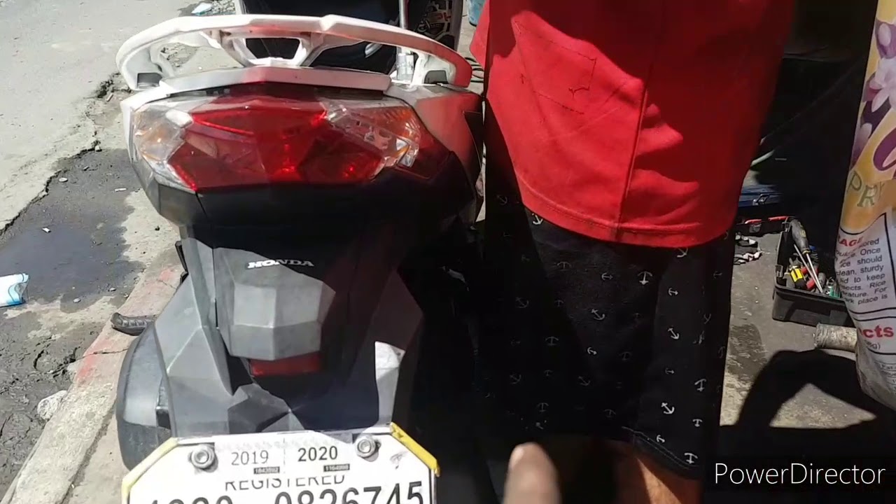 honda click rear chasis alignment - YouTube