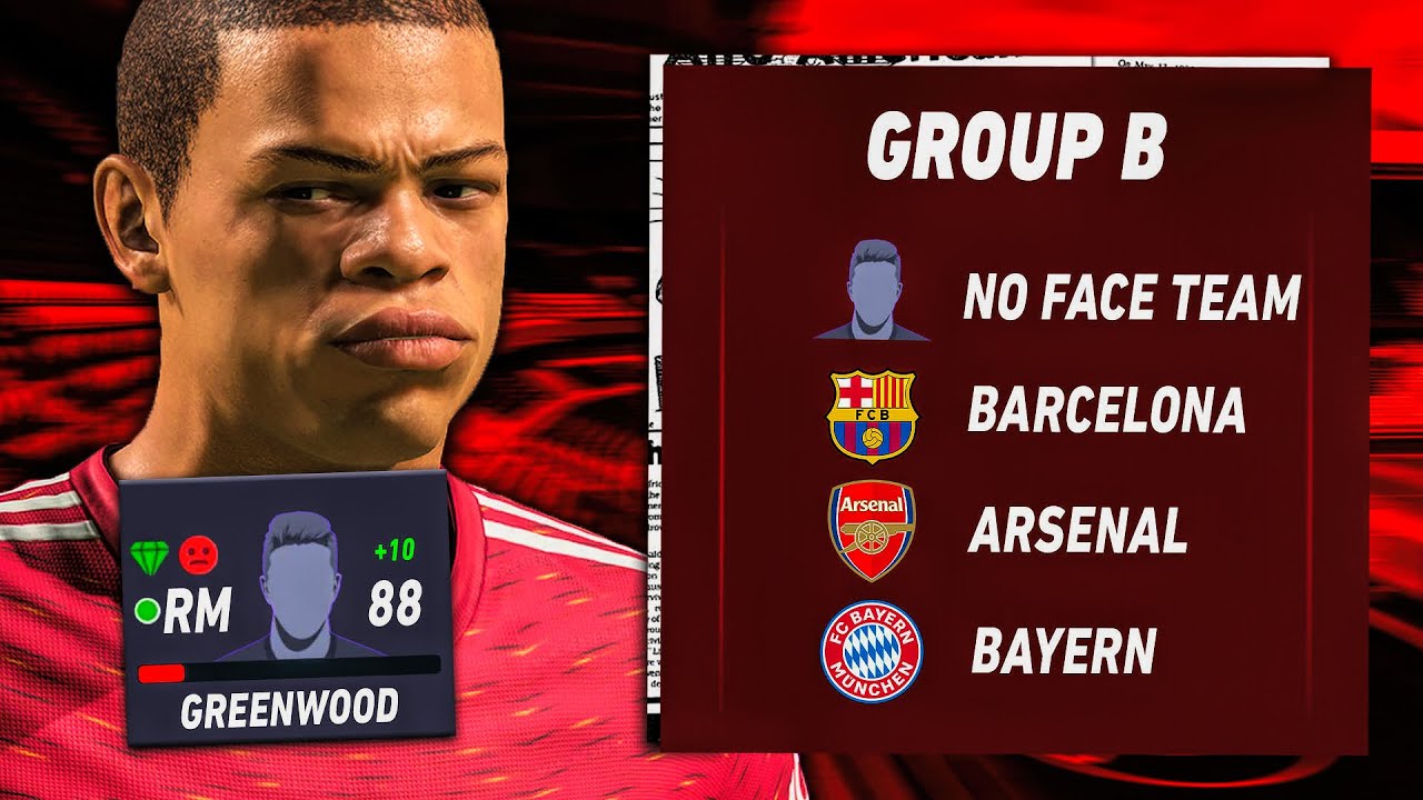 A Full Team of NO FACE Players in FIFA 21 Career Mode! - YouTube