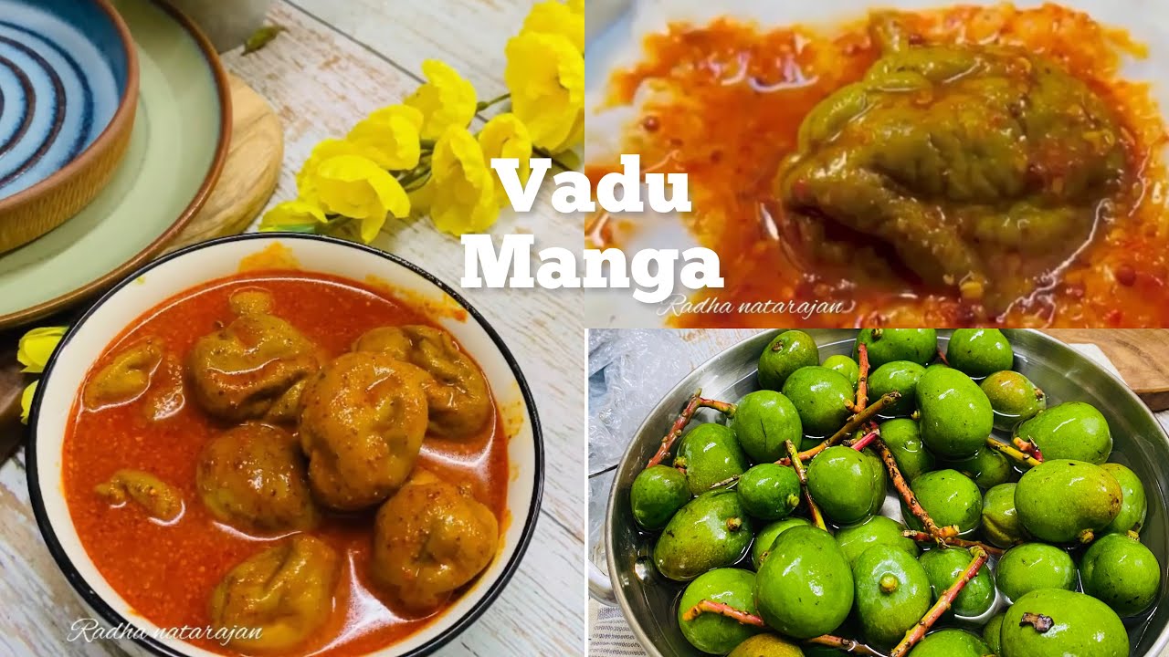 Vadu manga | baby mango pickles - YouTube