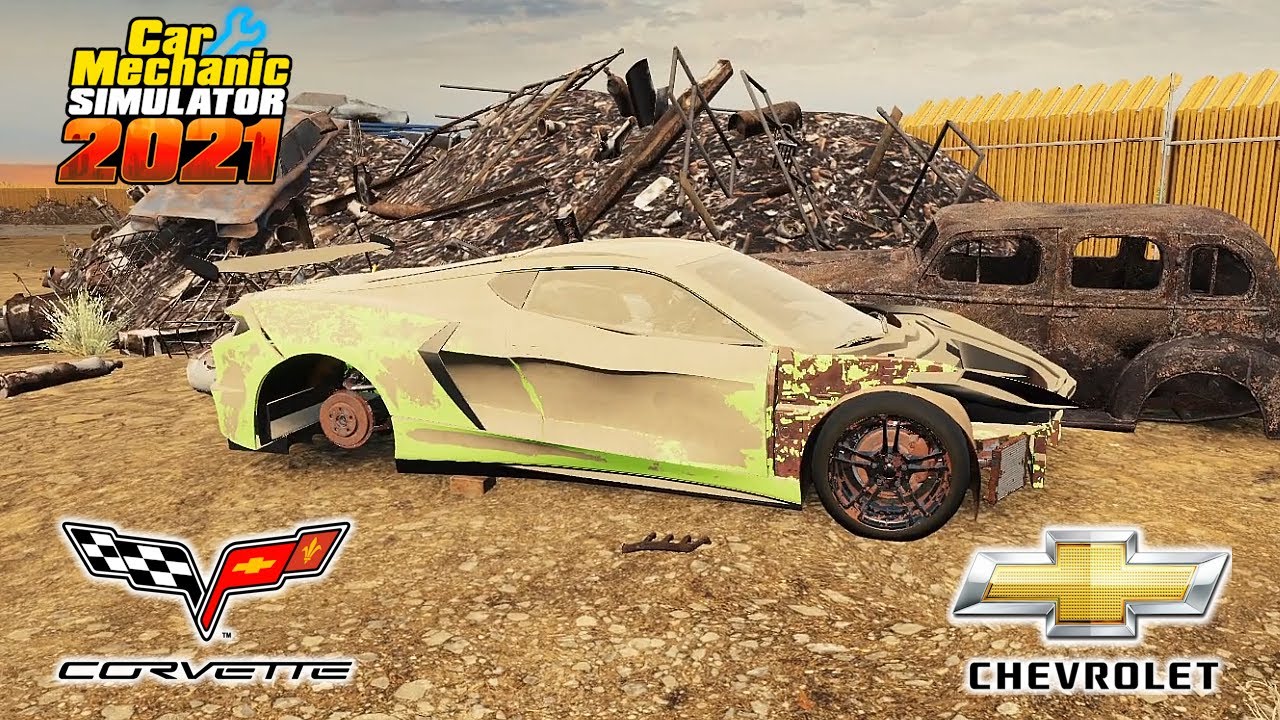Chevrolet Corvette C8 Restoration - Car Mechanic Simulator 2021 - Drag ...