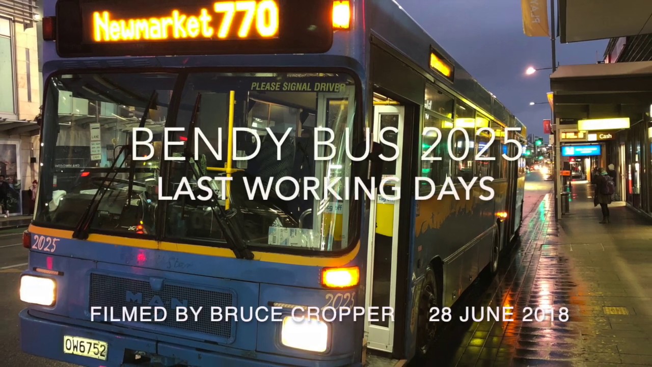 Bendy bus 2025 filmed by Bruce - YouTube