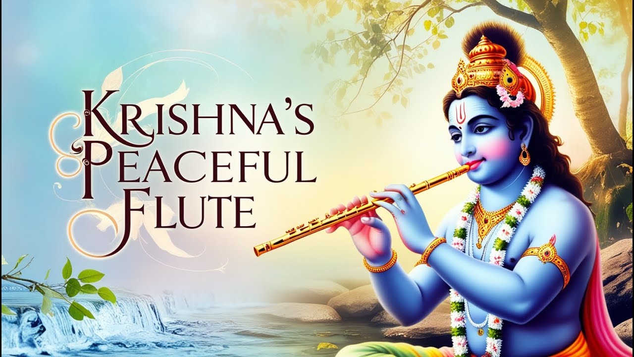 Relaxing Krishna Flute Music | Divine Meditation & Peaceful ...